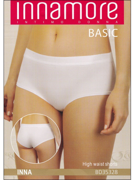 Трусы Женский Innamore шорты Хлопок, Эластан темно-синий, размер 44 Средняя Китай Повседневный ...