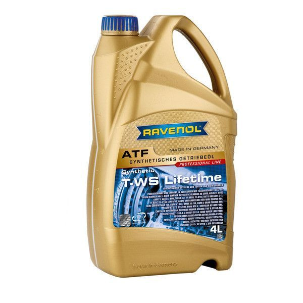 Масло трансмиссионное ATF T-WS Lifetime RAVENOL 4 л. синтетическое ...