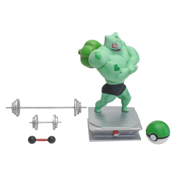 Покемон Мышечный Бульбасаур Фигурные Игрушки-фигурки Коллекционная ...