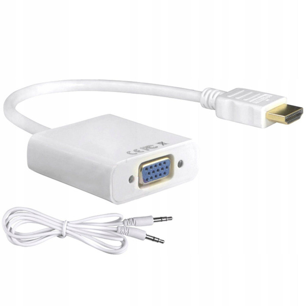 Переходник адаптер HDMI VGA с аудио - купить с доставкой по выгодным ...