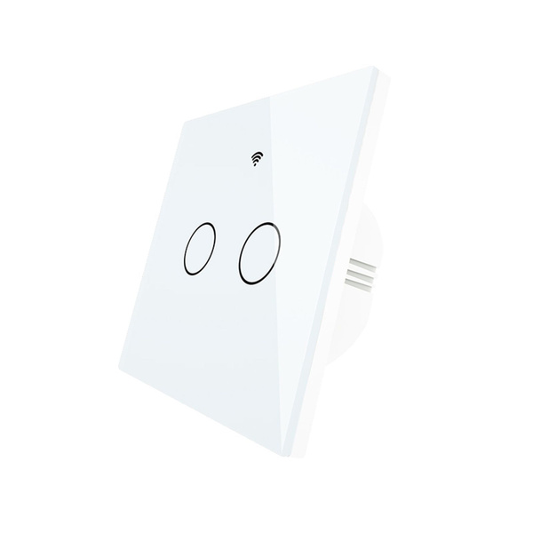Умный выключатель двухклавишный сенсорный MOES Gang Smart Switch Sensor ...