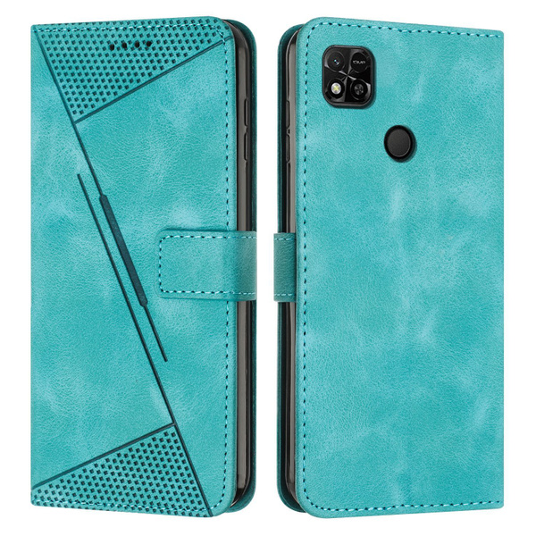 чехол для Xiaomi Redmi 9C и Redmi 10A / Редми 9С и Редми 10А Кожаный ...