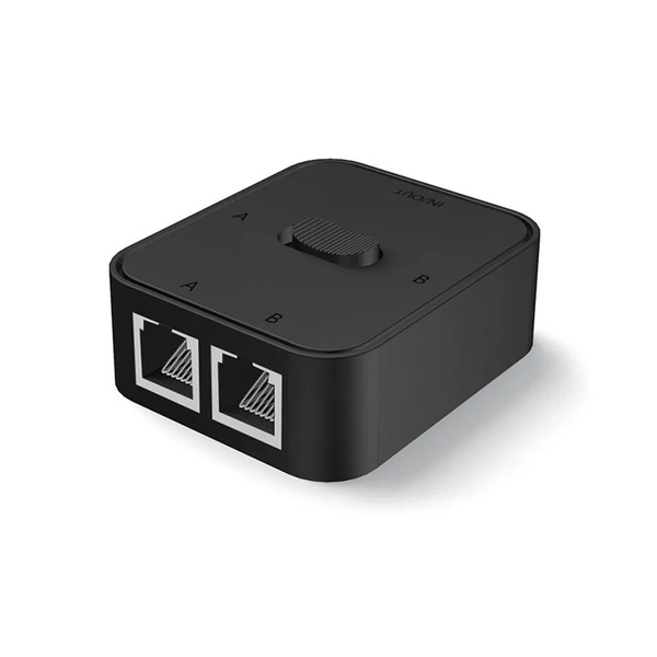 2-портовый гигабитный сетевой коммутатор Коммутатор RJ45 Сетевой ...