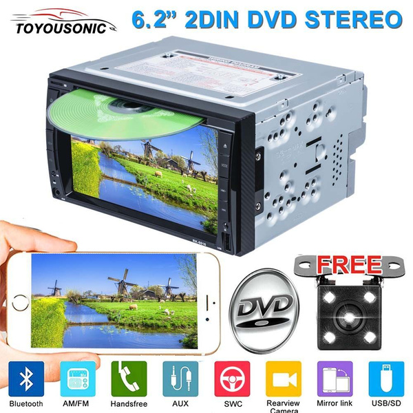 TOYOUSONIC Автомагнитола, диагональ: 6.2", 2 DIN, 0ГБ/0ГБ - купить с доставкой по выгодным ценам ...