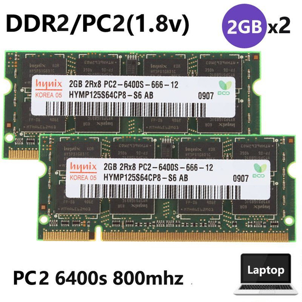 Модуль оперативной памяти 2x2 ГБ DDR2 800 МГц 4GB (2x2Gb) 2Gb PC2-6400S ...