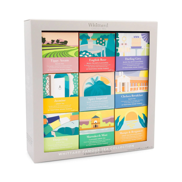 Ассорти чая в коробке Whittard Famous Tea Collection, 180 пакетиков ...