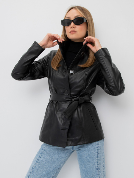 Куртка кожаная Vici&Vici - купить с доставкой по выгодным ценам в интернет-магазине OZON ...