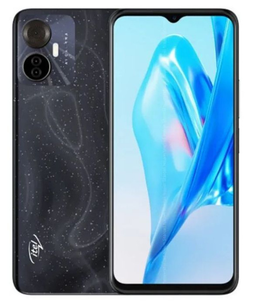 Смартфон ITEL 6,58" Vision 5 Plus 128 ГБ (Vision 5 Plus) черный 128 ГБ ...