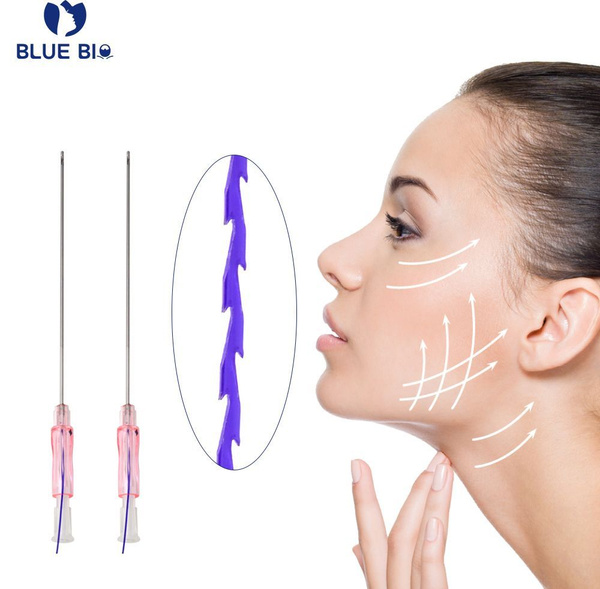 10 шт., клиника, спа, подтяжка кожи, коррекция лица, колючая нить PDO 360 COG PDO, лифтинг носа ...