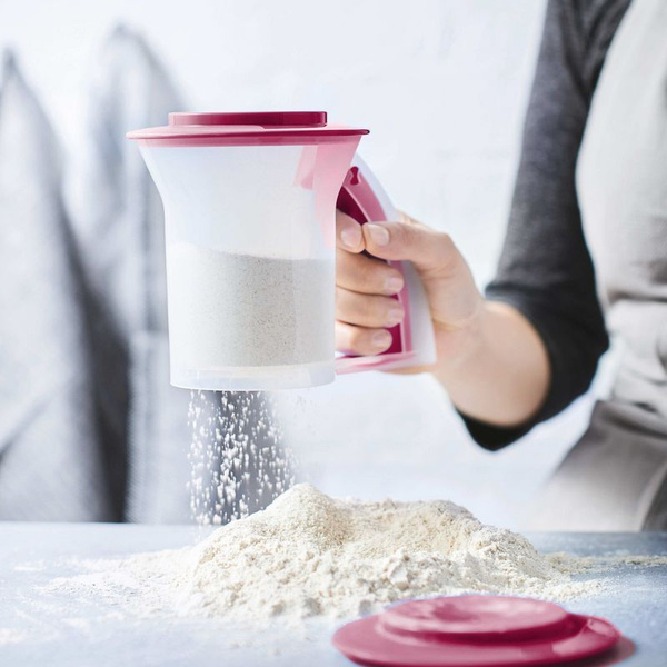 Сито для муки бордовое Tupperware - купить с доставкой по выгодным ...