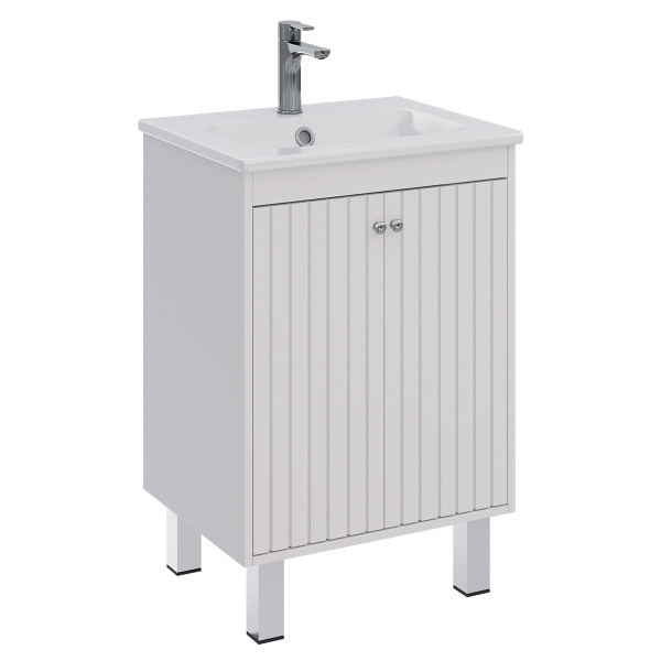 Тумба Lemark ROMANCE 60 см под 1 раковину, подвесная/напольная, 2-х дверная, цвет корпуса ...