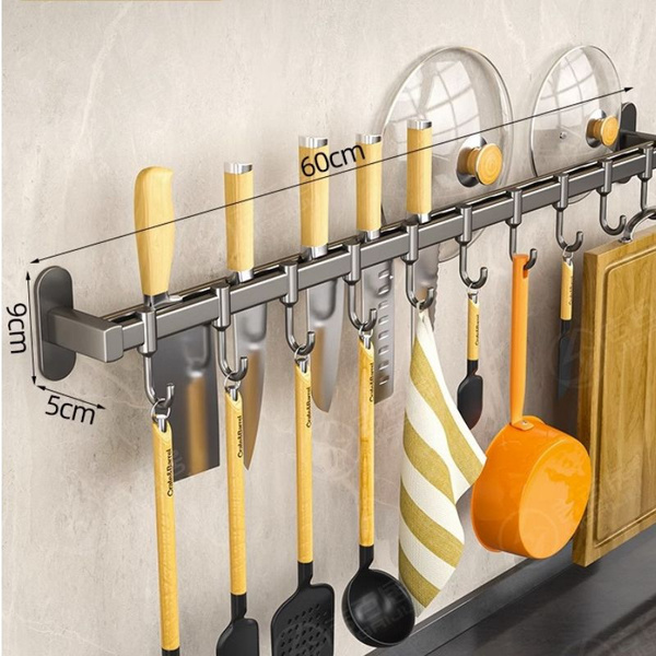 Держатель кухонный для кухонной утвари, 60 см х 5 см х 9 см - купить по ...