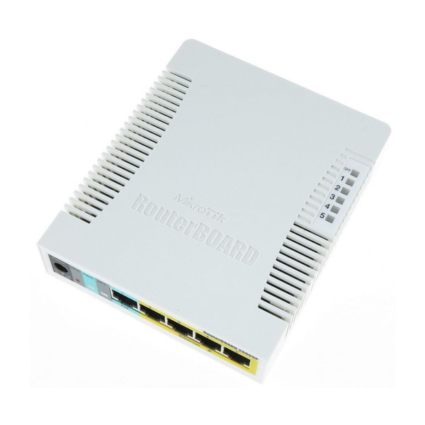 Коммутатор Mikrotik RouterBOARD 260GSP white (5LAN 1Gb/s управляемый ...