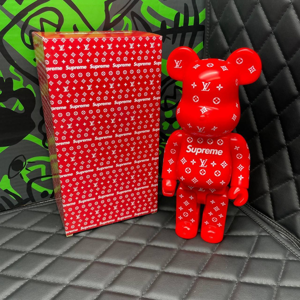 Игрушка Bearbrick Supreme 28см Красная купить на OZON по низкой цене (1770895250)