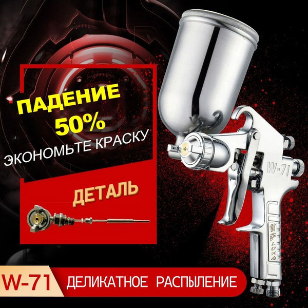 Электрический краскопульт W-71/W77 купить по выгодной цене в интернет-магазине OZON (1228324736)