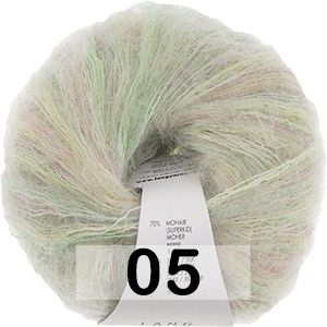 Пряжа Lang Yarns Kid Color, 0005 ЗЕЛЕНО РОЗОВЫЙ ПАСТЕЛЬНЫЙ купить на ...