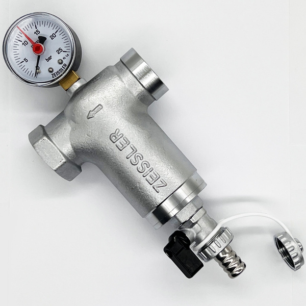 Фильтр грубой очистки самопромывной TIM-ZEISSLER 1" (никелированный) ZSf.302.0206N - купить в ...