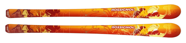 Горные лыжи Без крепления Rossignol Open 90 W jungle Взрослая - купить ...