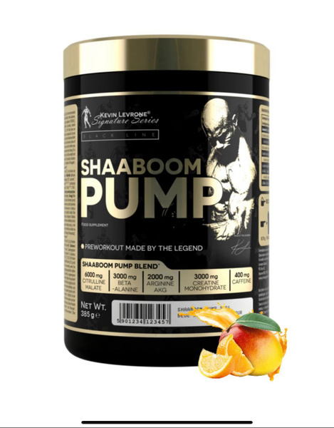 Kevin Levrone Энергетический комплекс Shaboom Pump, 385 г Апельсин ...