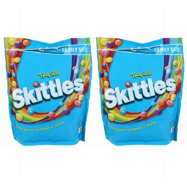 Жевательные конфеты Skittles Tropical 2 уп по 152гр - купить с ...