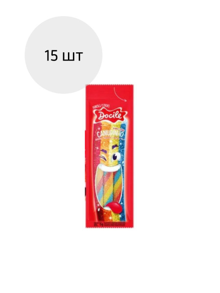 Мармелад Docile Canudinho Sour Strawberry Colored Pencil цветные ...