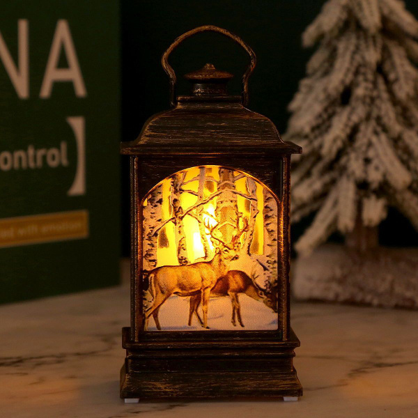 Украшение настольное интерьерное Новогодние фонарики прямоугольные_2 ...