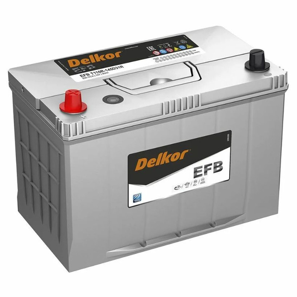 Аккумулятор автомобильный DELKOR EFB 145D31R купить по выгодной цене в интернет-магазине OZON ...