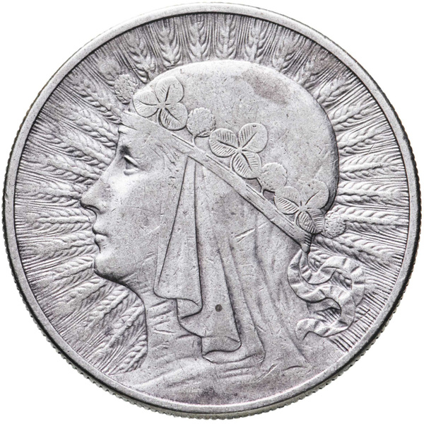 Монета Польша 10 злотых zlotych 1932 без обозначения монетного двора - Лондон - купить в ...