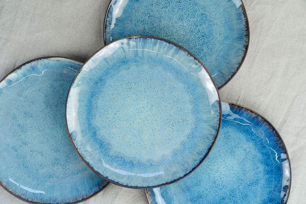 Набор тарелок MIXOM, Керамика, диаметр 27 см - купить по низким цене в интернет-магазине OZON ...