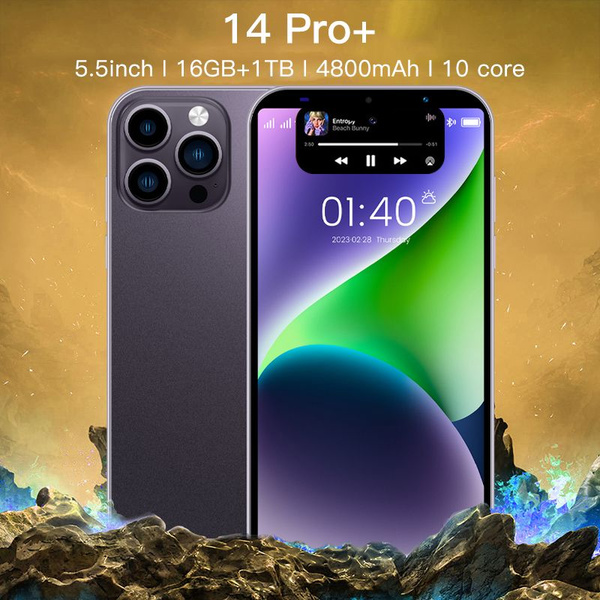 Смартфон 14 Pro +145-51-186-255204629 - купить по выгодной цене в интернет-магазине OZON ...