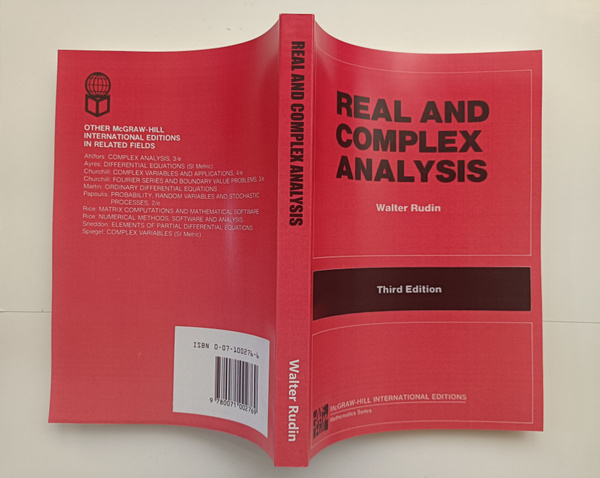 Real and Complex Analysis 3nd - купить с доставкой по выгодным ценам в ...