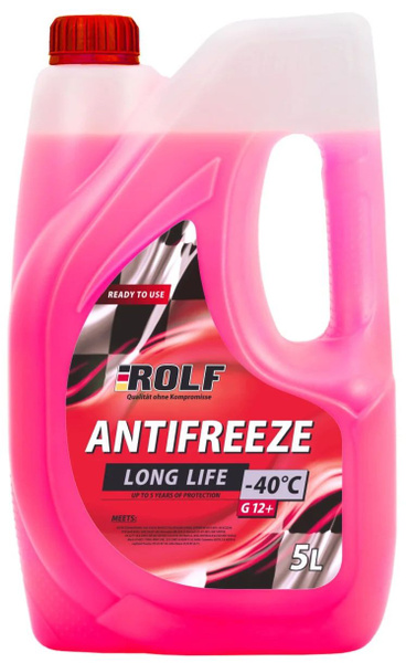 Антифриз ROLF Antifreeze красный G12+ купить по выгодной цене в ...