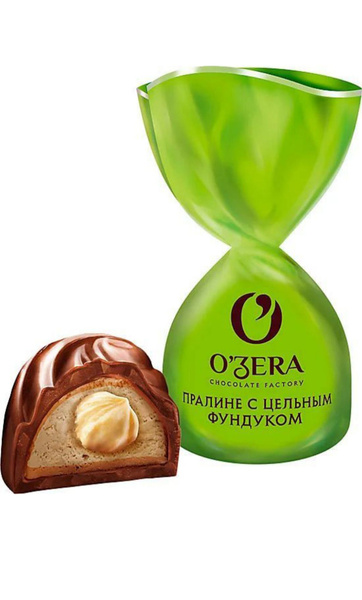 озера шоколадные конфеты O zera пралине с цельным фундуком 500гр ...
