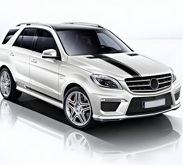 Наклейка для Mercedes Benz GLE GLK ML Class AMG W164 W166 GLE350 GLE400 ...