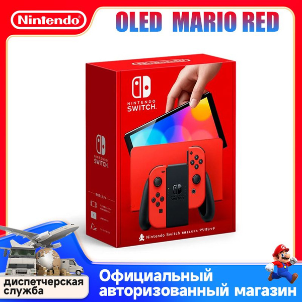 Нинтендо Игровая консоль,Nintendo Switch OLED-7.0 дюйм (Mario Red ...
