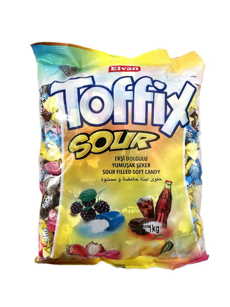 Конфеты Toffix Sour Mix 1000g - купить с доставкой по выгодным ценам в ...