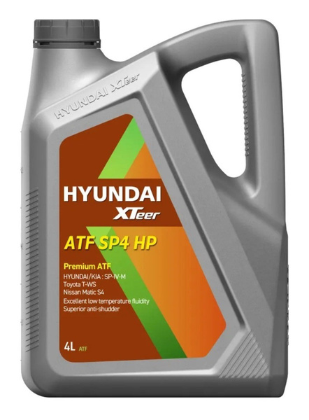 Масло трансмиссионное Hyundai XTeer ATF SP4 4л - купить по выгодной ...
