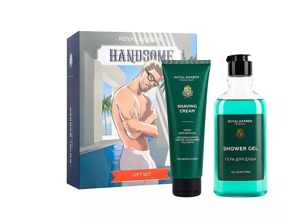 ROYAL BARBER Набор для мужчин "Handsome" 290 мл + 100 мл - купить с ...