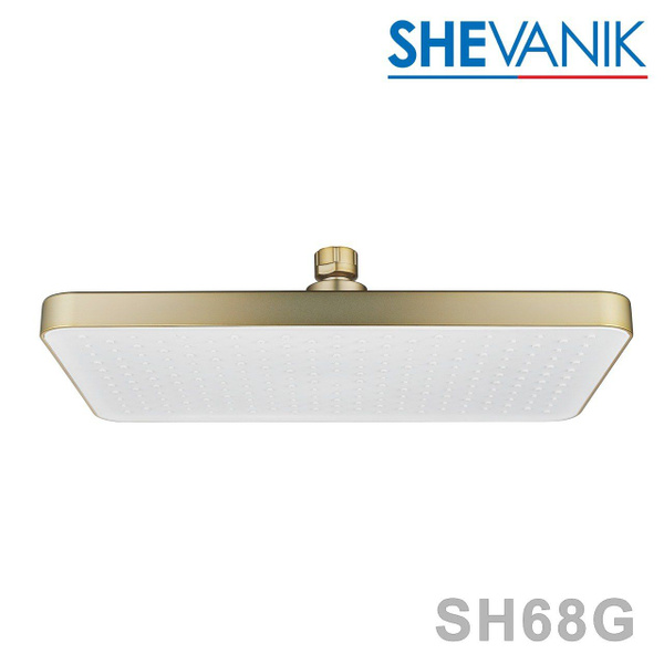 Лейка тропического душа Shevanik SH68G цвет золотой сатин - купить с доставкой по выгодным ценам ...