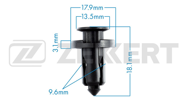 Клипса крепежная автомобильная, 1 шт. купить по выгодной цене в ...