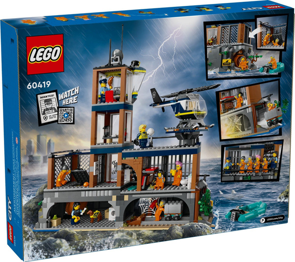 LEGO City 60419 Полицейская тюрьма на острове купить на OZON по низкой ...
