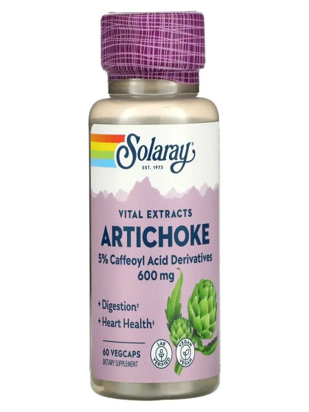 Artichoke Extract 600 мг 60 капсул, экстракт артишока - купить с ...