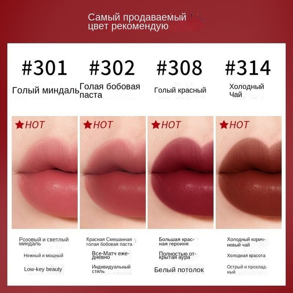 YSL Губная помада Little Black Stripe #308 - купить с доставкой по ...