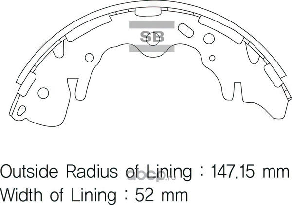Колодки тормозные Sangsin Brake SA130 Задние - купить по низким ценам в интернет-магазине OZON ...