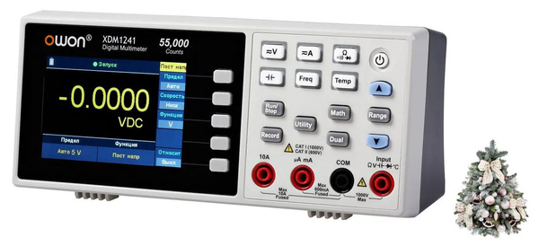 Мультиметр XDM1241 OWON аккумулятор разрядность 55000 регистратор USB ...