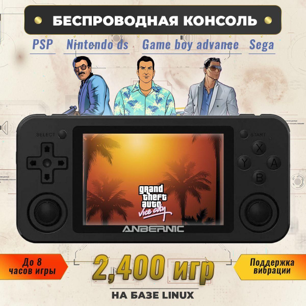 Игровая консоль RG351P (поддержка игр psp , Nintendo, game boy) - купить с доставкой по выгодным ...