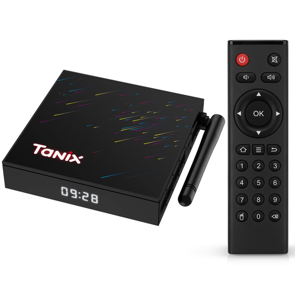 Медиаплеер Tanix Hdmi Rj 45 Ethernet Usb Tf черный матовый