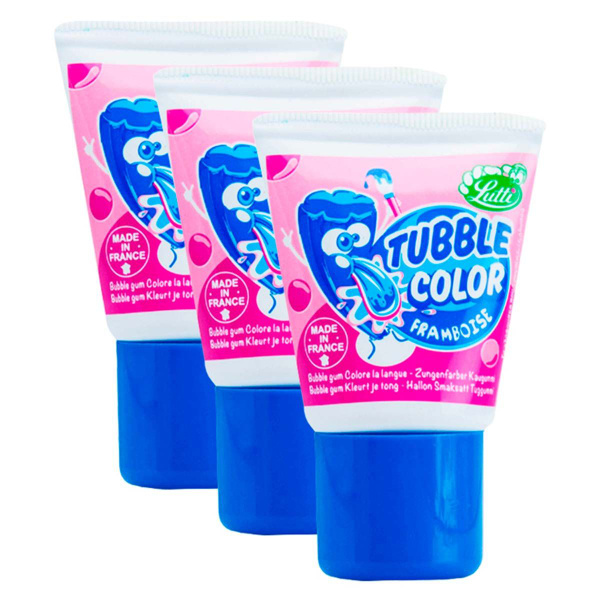 Жевательная резинка Lutti Tubble Gum Color (Франция), 35 г (3 шт ...