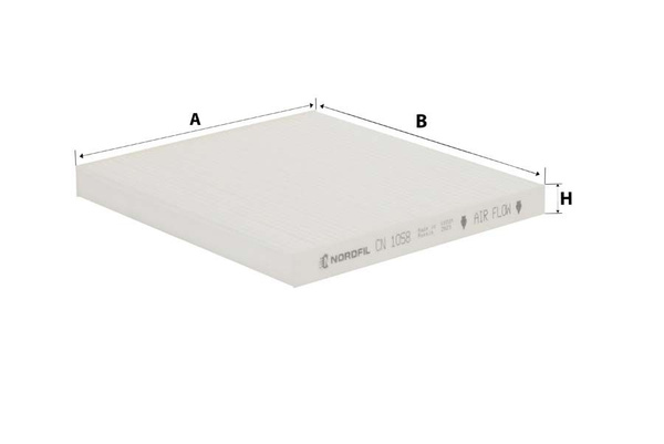 Фильтр салонный NORDFIL xnfl-CN1058 Фильтр салона Hyundai Creta Elantra ...