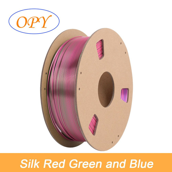 Филамент PLA Silk трехцветный Tri-color - купить с доставкой по ...